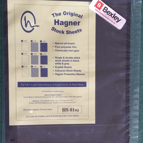 Hagner Stocksheets (Pack of 10) - Bexley Stamp and Coin Accessories