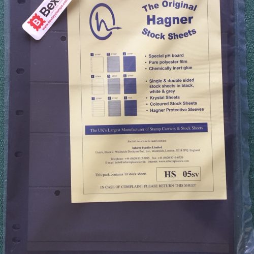 Hagner Stocksheets (Pack of 10) - Bexley Stamp and Coin Accessories