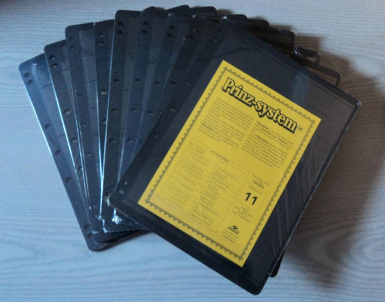 PRINZ Double Sided Stock Sheets - Bexley Stamp and Coin Accessories