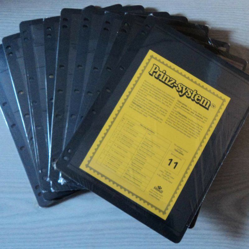 PRINZ Double Sided Stock Sheets - Bexley Stamp and Coin Accessories