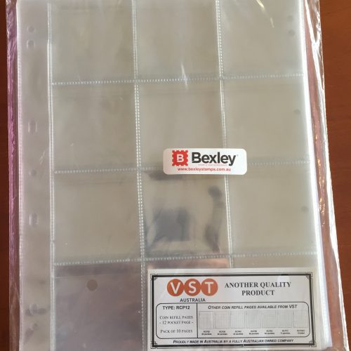 VST Coin & Card Album Refill Pages - Bexley Stamp and Coin Accessories