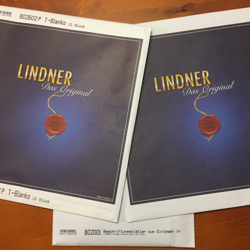 LINDNER T-Blank Pages - Bexley Stamp and Coin Accessories