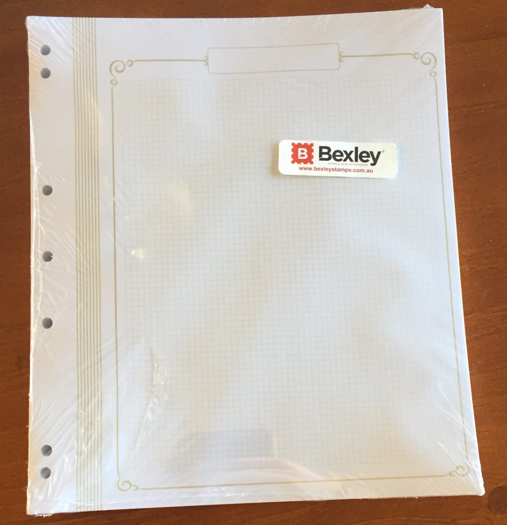 Stamp Album Pages – Blank – Bexley Stamp and Coin Accessories