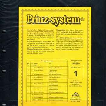 PRINZ Single Sided Stocksheets - Bexley Stamp and Coin Accessories