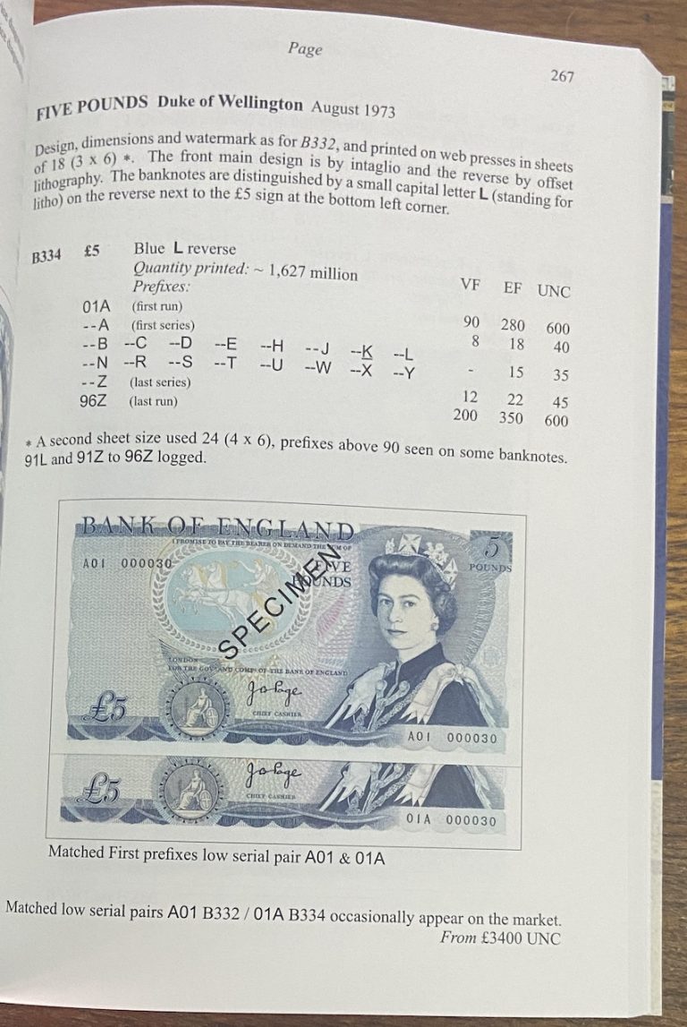 English Paper Money - Pam West, 10th edition - Bexley Stamp and Coin ...