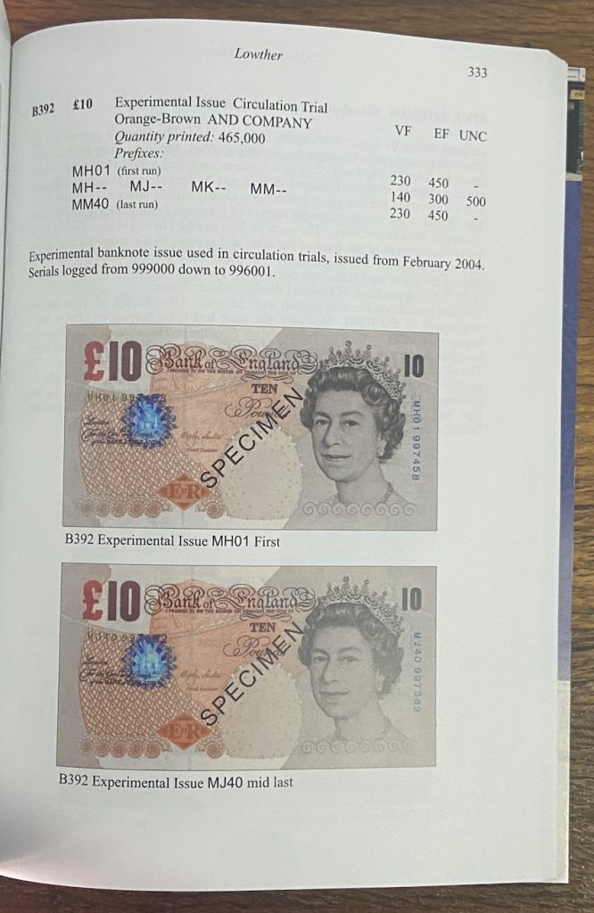 English Paper Money - Pam West, 10th edition - Bexley Stamp and Coin ...